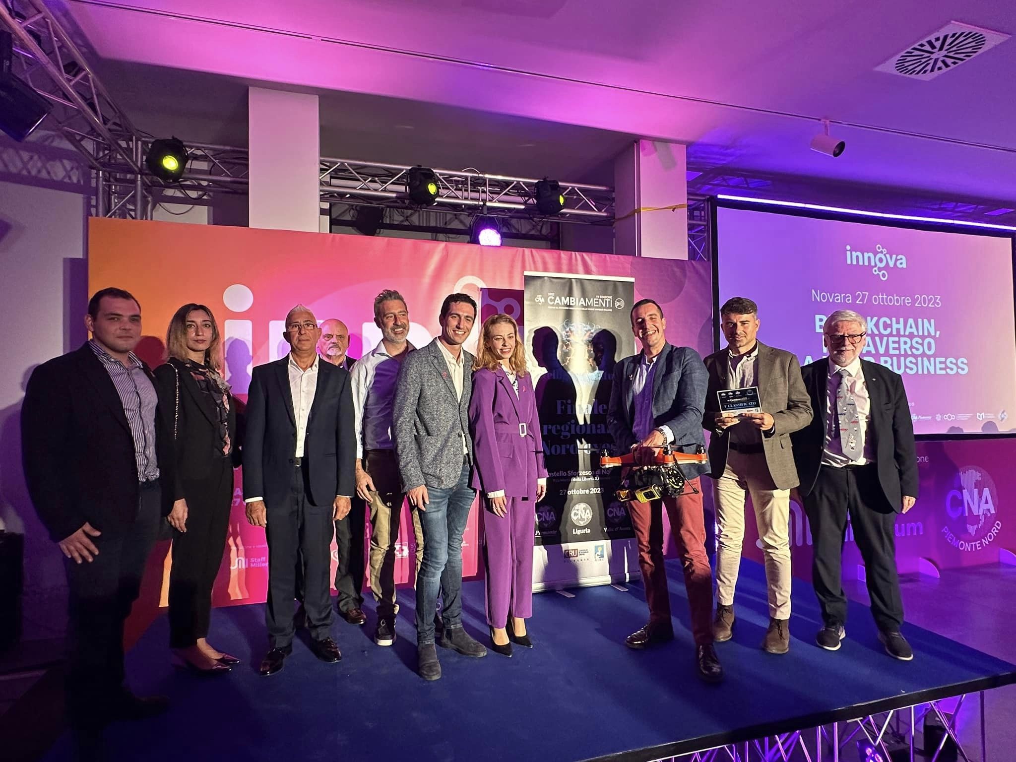 Premio Cambiamenti Nord Ovest 2023: vince la startup ligure Human Drone Team - CNA La Spezia